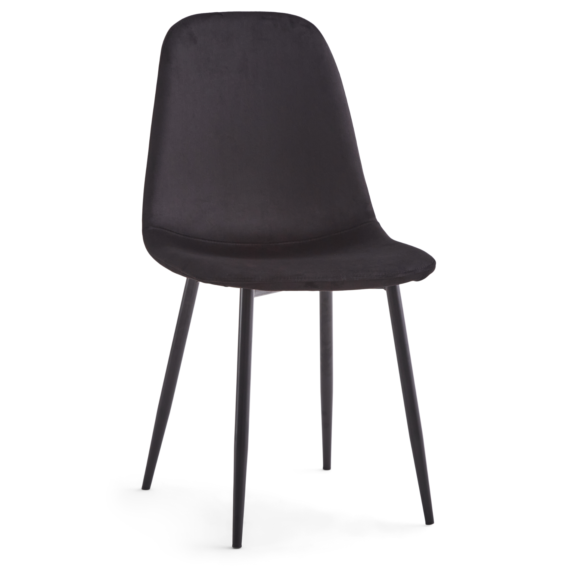 Anna matstol - klädd i svart sammet– Nimara.se