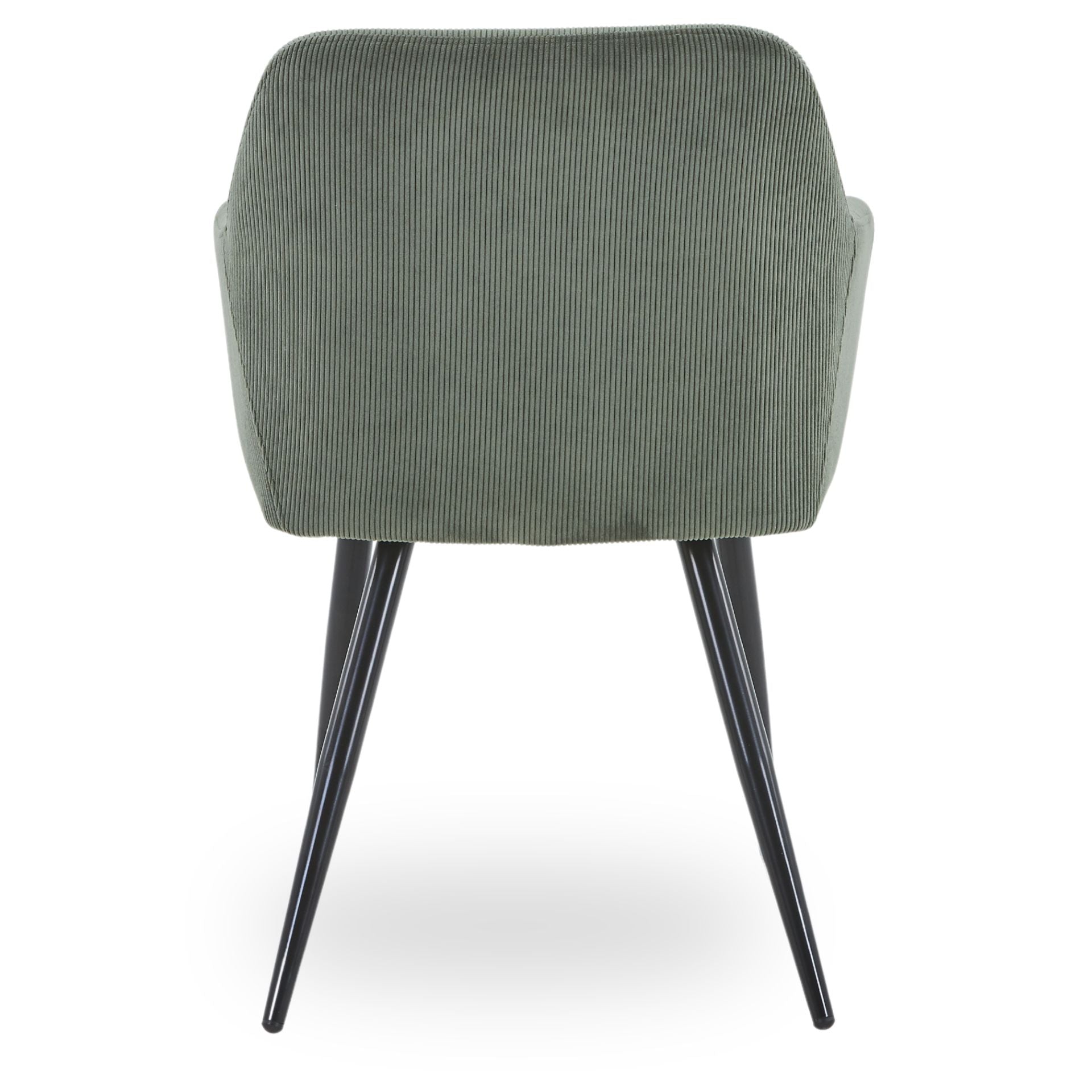 Jenna matstol – grön sammet med svarta ben– Nimara.se