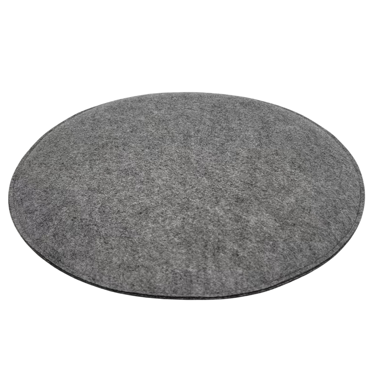 Bonnie - Rund sittdyna i grå filt– Nimara.se