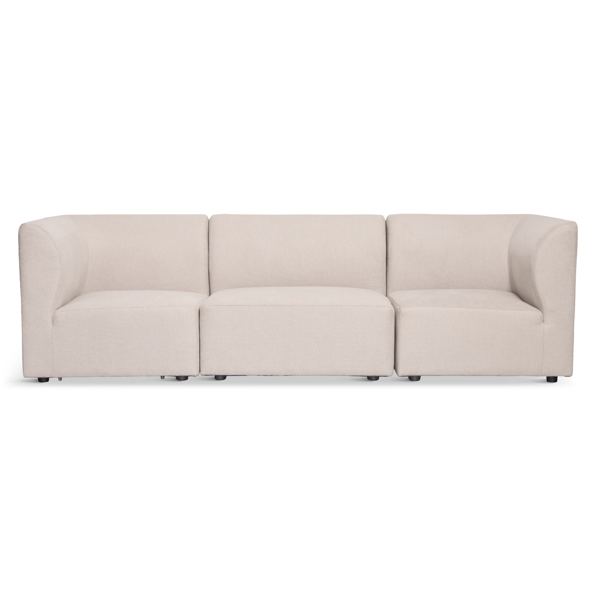 Emilia modulsoffa i beige med 3 moduler L: 243 x D: 79 cm x H: 72 cm ...